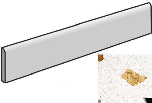 Погонный метр Coliseumgres Palladio White Battiscopa - это вы можете купить в Москве по цене 402 ...